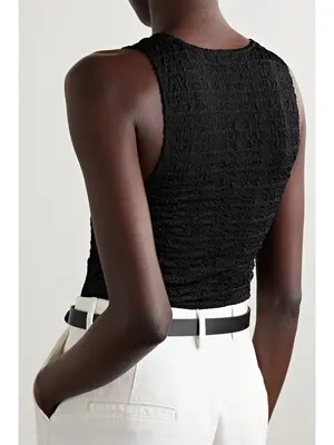 Vince Minimalist Stretchy Tank Top - Black