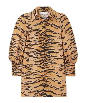 Zimmermann Tiger-striped Dress