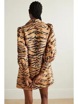 Zimmermann Tiger-striped Dress