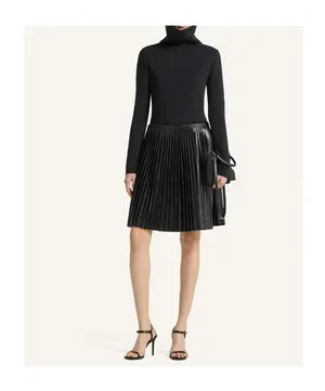 COURREGES Courrèges Pleated Vinyl Skirt