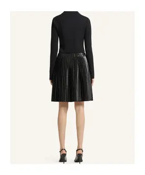COURREGES Courrèges Pleated Vinyl Skirt