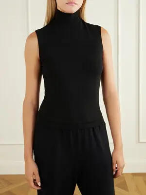 LESET Lauren Stretch-knit Top