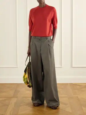 Dries Van Noten Solid-color Short-sleeve Sweater