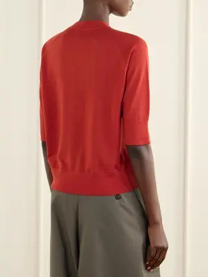Dries Van Noten Solid-color Short-sleeve Sweater