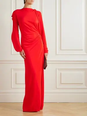 Victoria Beckham Comfortable Casual Maxi Dress