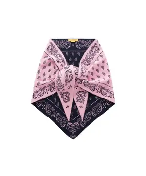 Guest In Residence Paisley-print Knitted Scarf