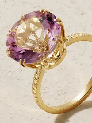 Ileana Makri 18-karat Gold Diamond Ring