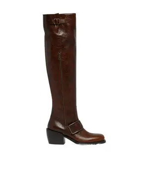 Dries Van Noten Zipped Knee-high Boots