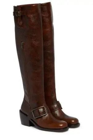 Dries Van Noten Zipped Knee-high Boots