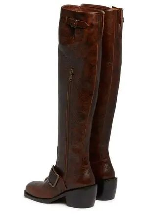 Dries Van Noten Zipped Knee-high Boots
