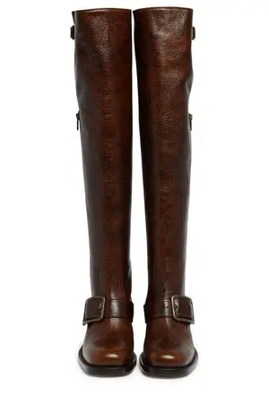 Dries Van Noten Zipped Knee-high Boots