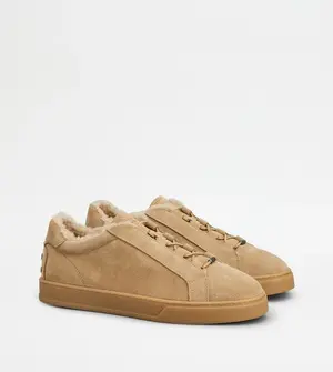 TOD'S Sneakers In Suede Lining In Sheepskin