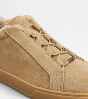 TOD'S Sneakers In Suede Lining In Sheepskin
