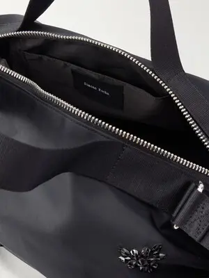 Simone Rocha Crystal-embellished Satin Shoulder Bag - No