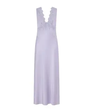 Rixo Lace-trimmed Satin Maxi Dress - No