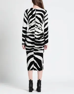 Dolce & Gabbana Zebra Print Fitted Dress