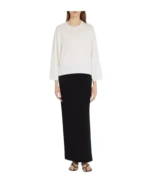 Khaite Sigrid Fine Wool Long Dress