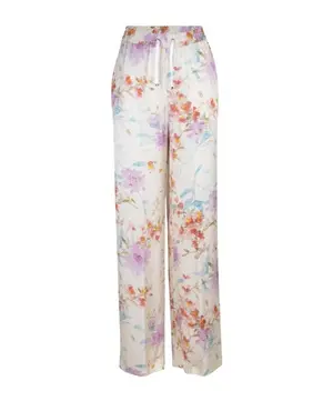 Herno Floral Print Wide-leg Pants