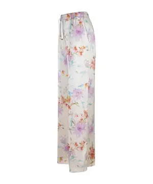 Herno Floral Print Wide-leg Pants