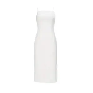 NOMI FAME Ora Crepe Satin Midi Dress With Adjustable Straps
