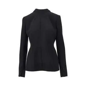 Dolce & Gabbana Wool Double Crepe Back To Front Jacket