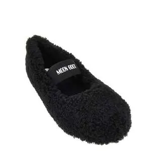 Moon Boot Shearling Ballet Flats