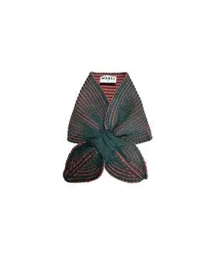 MABLI Ffyn Skater Scarf Winter Rose/pine - Green