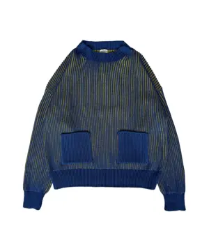 MABLI Ffyn Pullover Deep Sea/golden Olive - Blue
