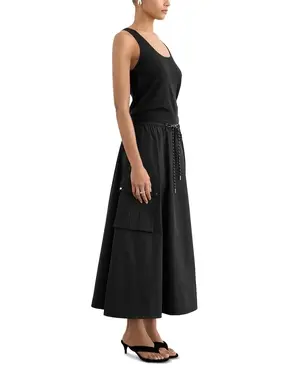 TOCCIN Elodie Cargo Midi Skirt - Jet
