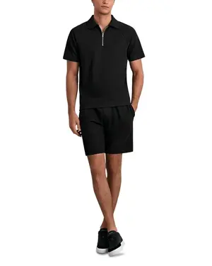 REISS Finton Leather Low Top Sneakers