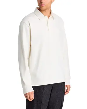 Studio Nicholson Cotton Jersey Rugby Polo - Parchment