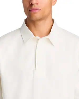 Studio Nicholson Cotton Jersey Rugby Polo - Parchment