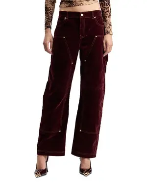 Avec Les Filles High Rise Barrel Leg Carpenter Jeans