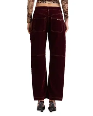 Avec Les Filles High Rise Barrel Leg Carpenter Jeans