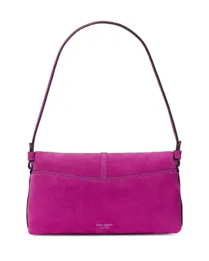 Kate Spade New York Loop Small Flap Suede Shoulder Bag