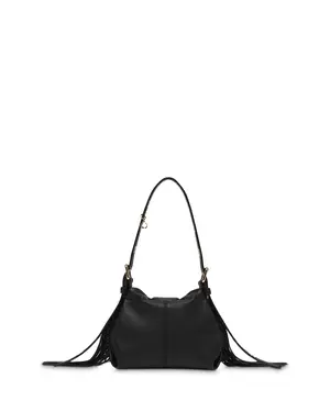 Maje Miss M Micro Leather Shoulder Bag