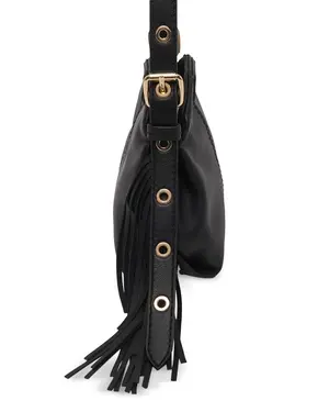 Maje Miss M Micro Leather Shoulder Bag