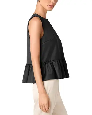 French Connection Carey Satin Sleeveless Top