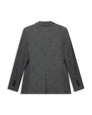 Emporio Armani Check Notch Collar Blazer