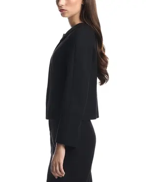 Emporio Armani Collared Stretch Blend Blazer