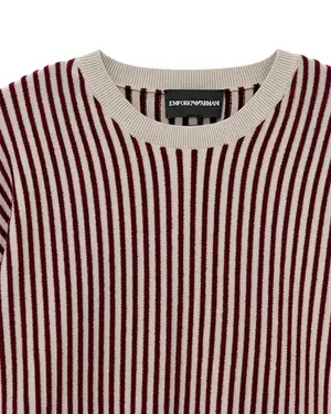 Emporio Armani Bicolor Crewneck Sweater