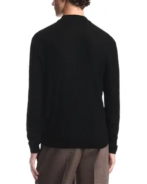 Emporio Armani Virgin Wool Fancy Stitch Cardigan