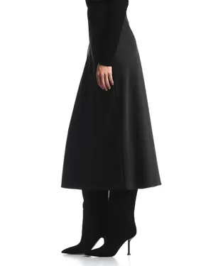 Emporio Armani Satin Pull On Skirt