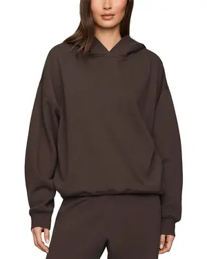Z Supply First Quarter Cotton Blend Hoodie - Cocoa Bean