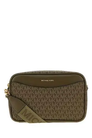 Michael Kors Mini Canvas Bev Crossbody Handbag - Printed