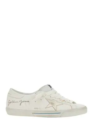 GOLDEN GOOSE Superstar Leather Sneakers - White