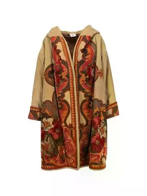 Valentino Garavani Floral-print Hooded Coat