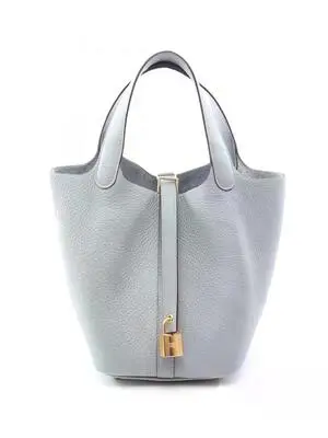 Hermès 2026 Clemence Picotin Lock 18 Handbag - Blue