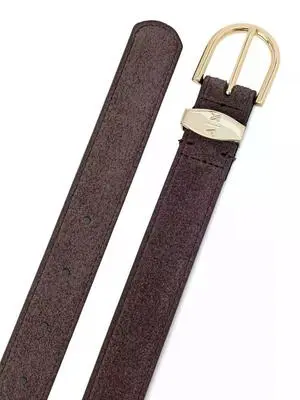 Armani Exchange Logo-plaque Suede Belt
