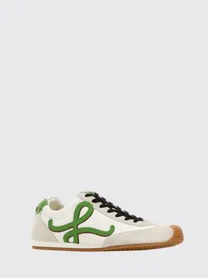 Loewe Ballet Runner 2.0 Sneakers In Nylon And Suede - White